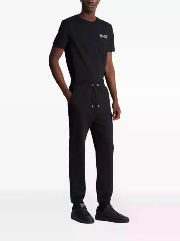 Balmain Logo-print Drawstring Track Pants - Black