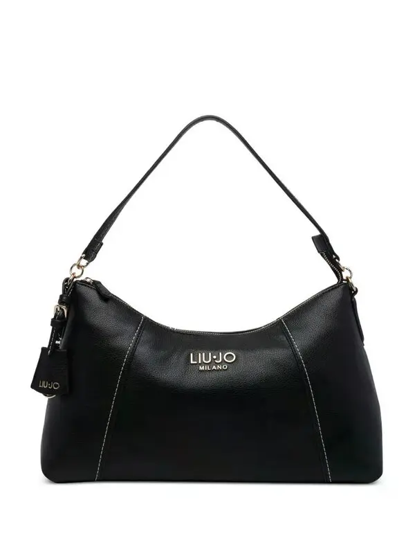 Liu Jo Logo Plaque Shoulder Bag - Black