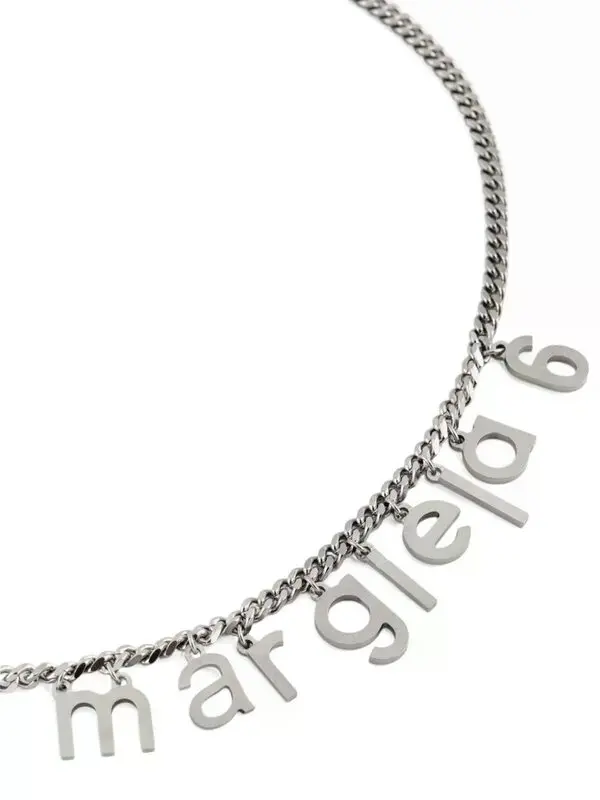 MAISON MARGIELA Tone Letter Pendant Necklace