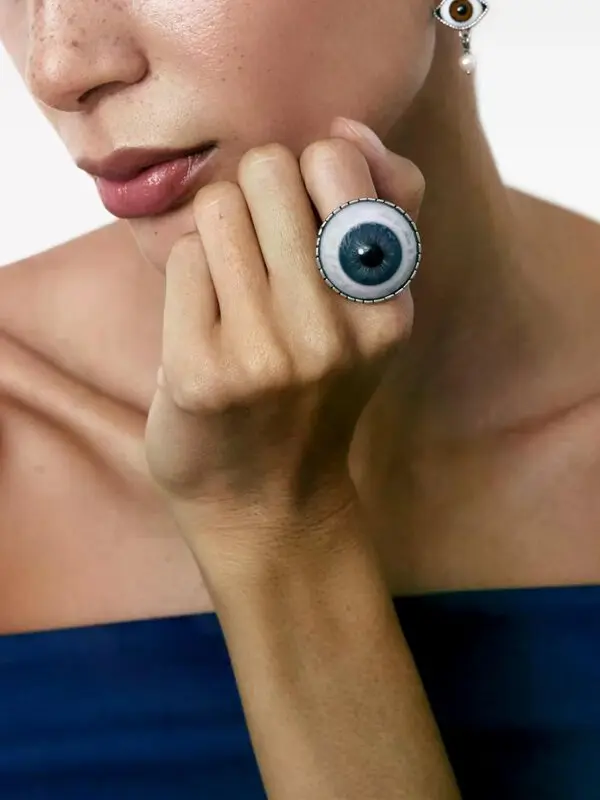 GEM KINGDOM Eye Motif Ring