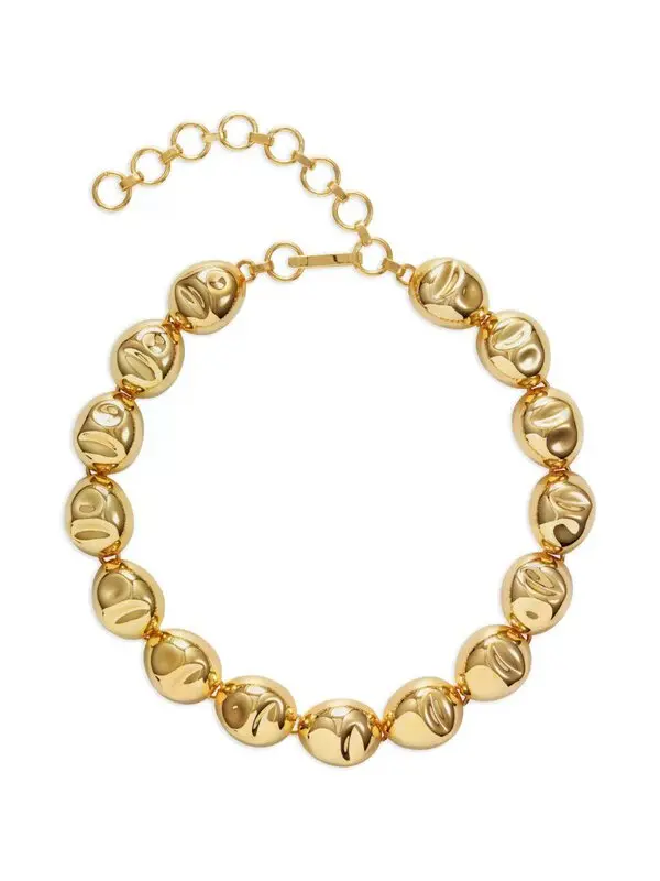 MONICA SORDO Tone Plated Beaded Necklace - Gold