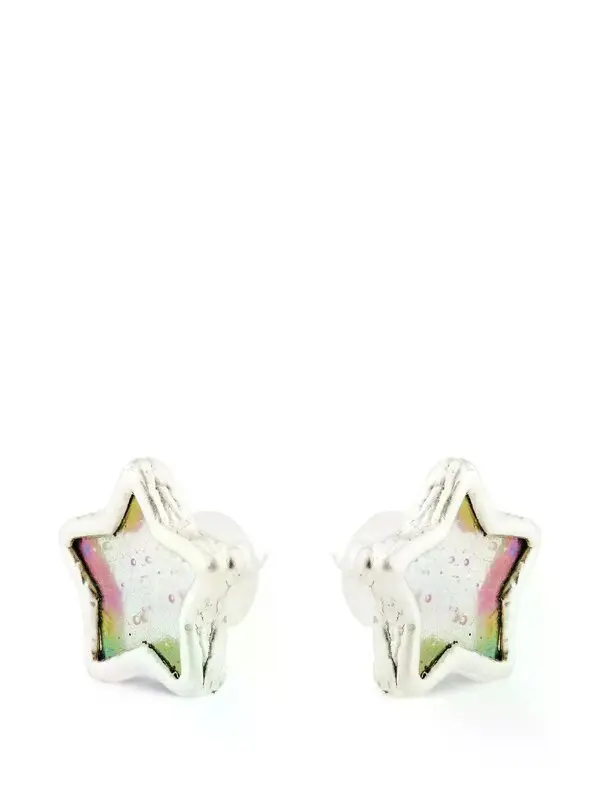 POISONED HEARTS Star-shaped Stud Earrings