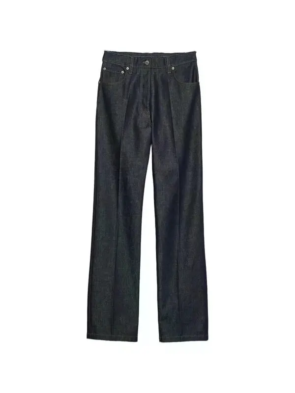 Prada Five-pocket Raw Denim Jeans - Blue
