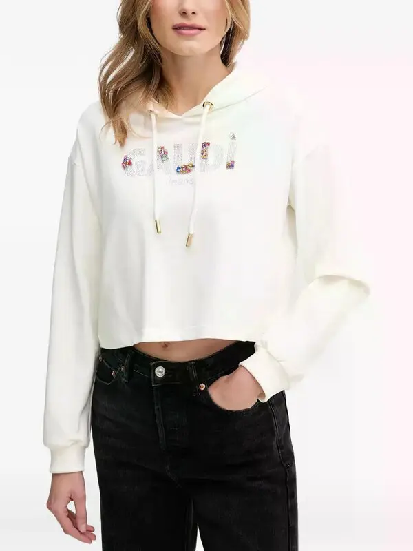 GAUDI Logo Embellished Hoodie