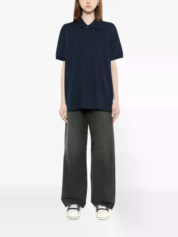 Lacoste Logo-embroidered Polo Shirt - Blue