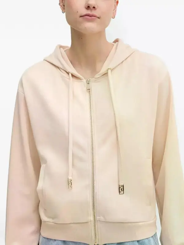 GAUDI Zip-up Hoodie With Drawstring Hood