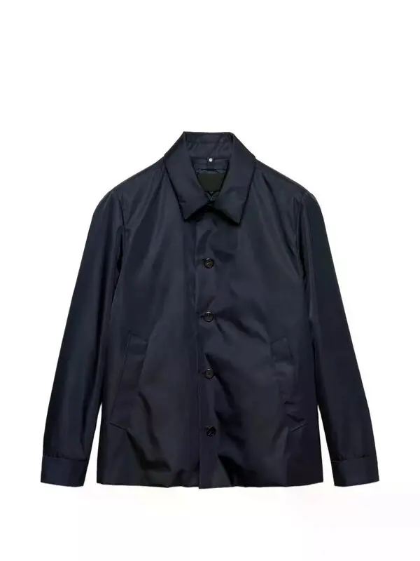 Prada Re-nylon Blouson Jacket With Shirt Collar
