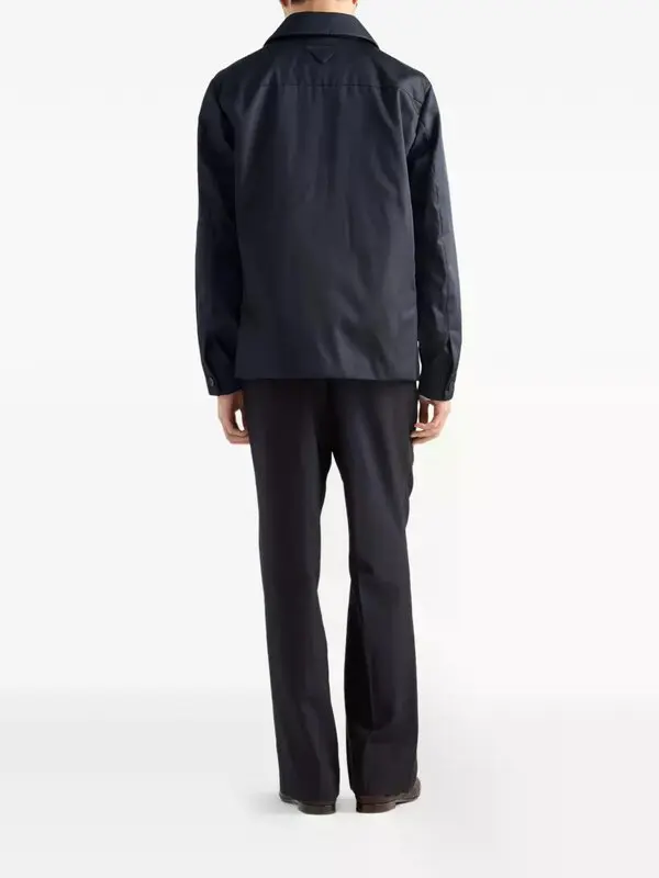 Prada Re-nylon Blouson Jacket With Shirt Collar