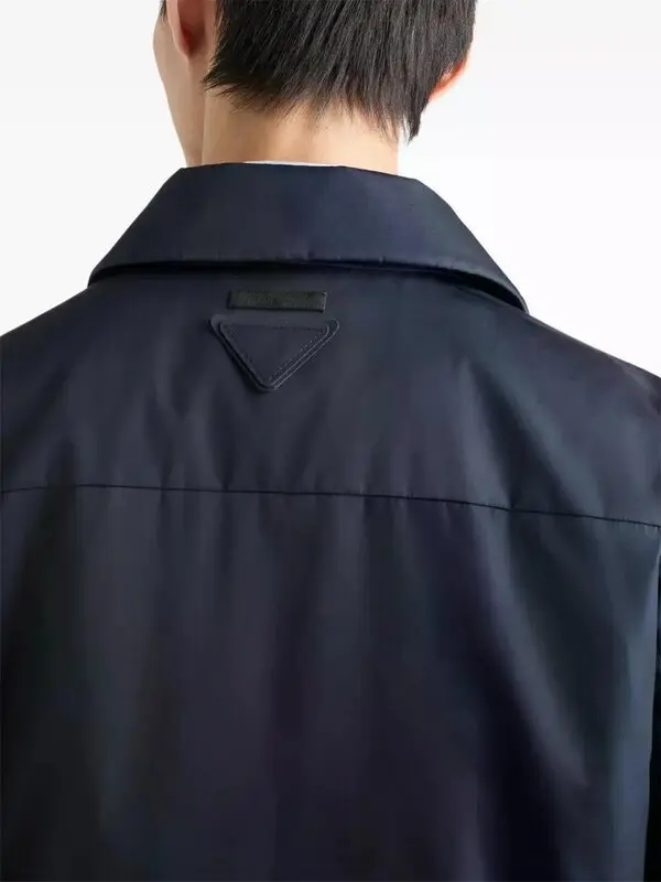 Prada Re-nylon Blouson Jacket With Shirt Collar
