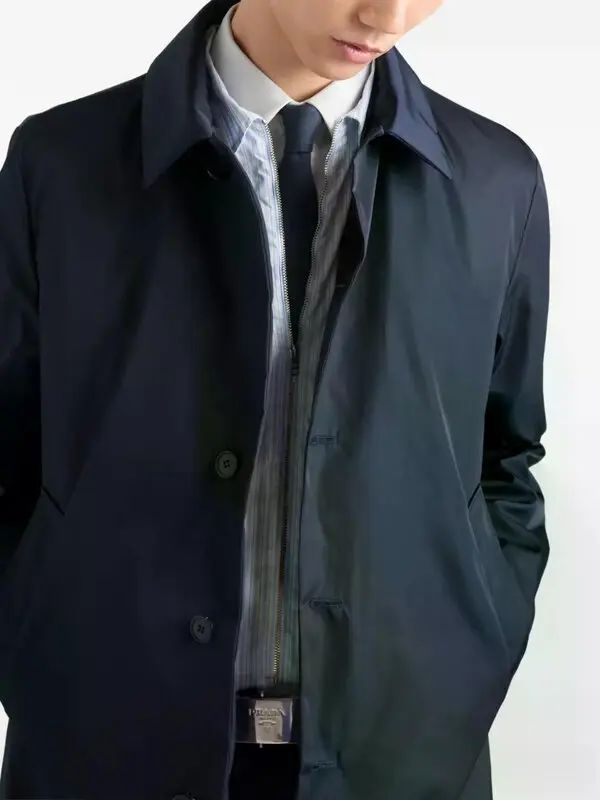 Prada Re-nylon Blouson Jacket With Shirt Collar
