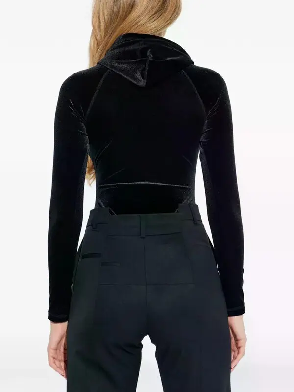 Vetements Zip-fastening Hooded Bodysuit