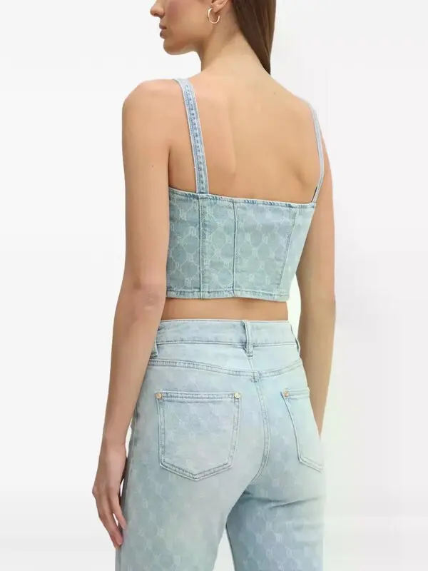 GAUDI Denim Corset Top