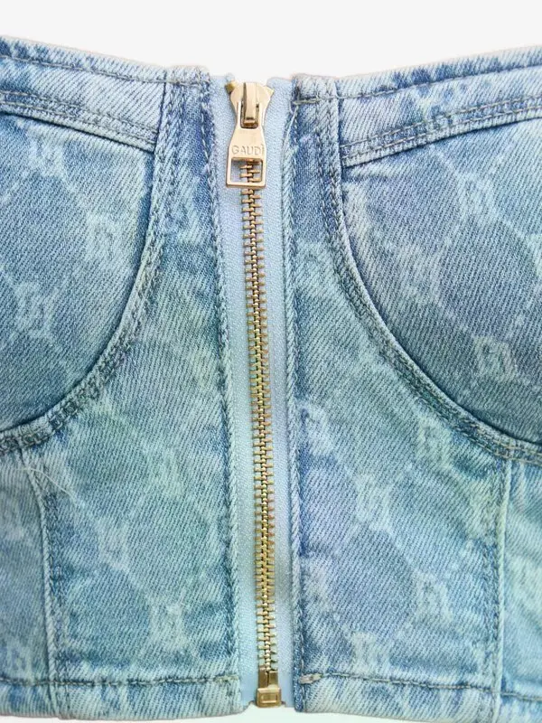 GAUDI Denim Corset Top