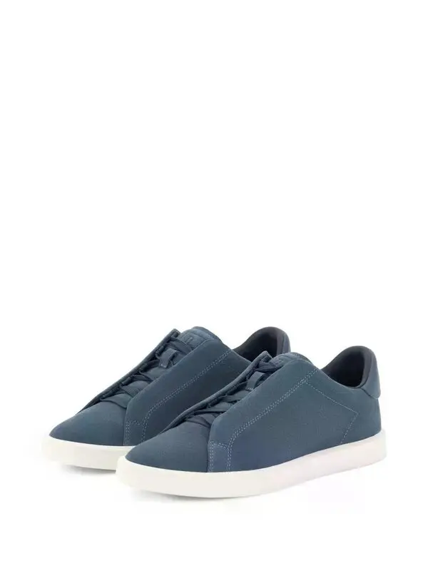 Boggi Milano Essence Suede Trainers - Blue