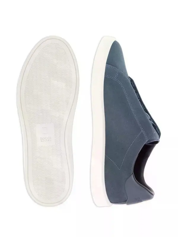Boggi Milano Essence Suede Trainers - Blue