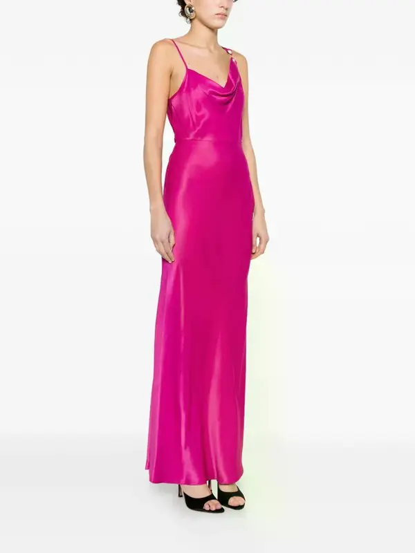 TWINSET Draped Asymmetric Dress