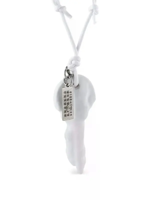 MAISON MARGIELA White Key Pendant Necklace