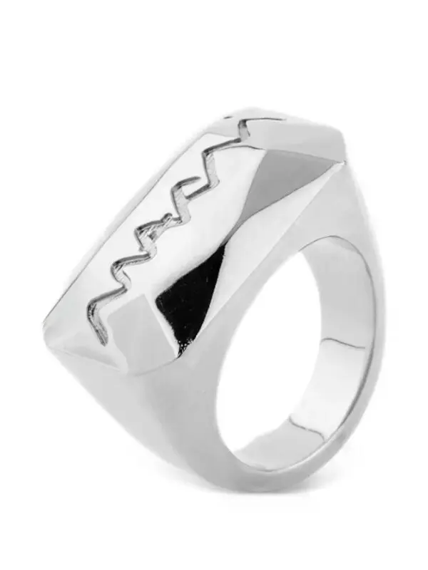Marni Logo Engraved Ring
