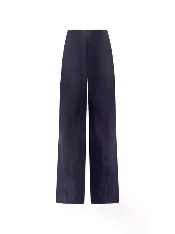 GEMY MAALOUF Flared High-rise Wide-leg Jeans - Blue