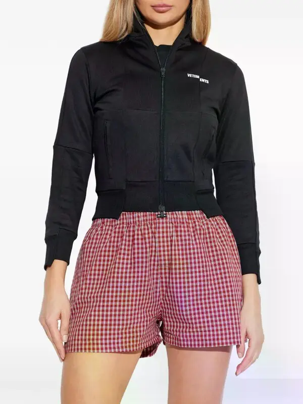 Vetements Logo Detail Zip-fastening Sweatshirt