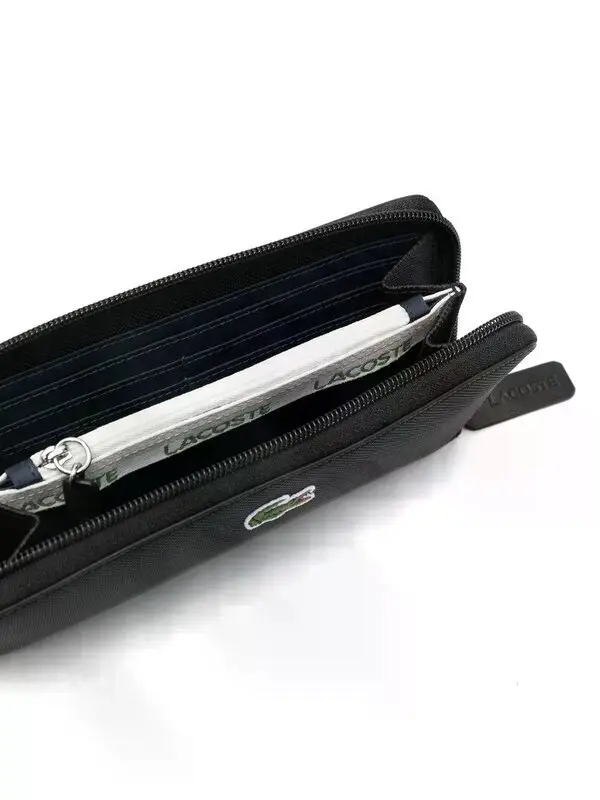 Lacoste Crocodile Appliqué Logo Wallet