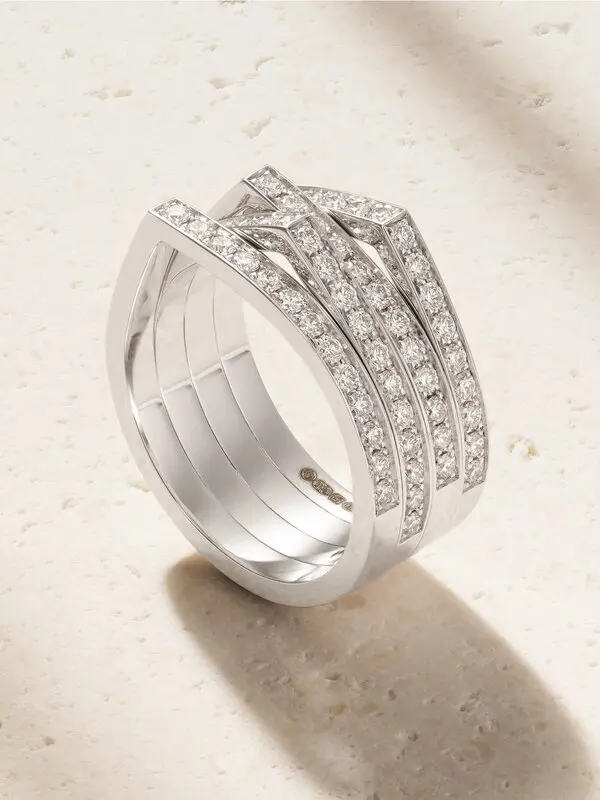 REPOSSI Antifer 18-karat White Diamond Ring - Gold