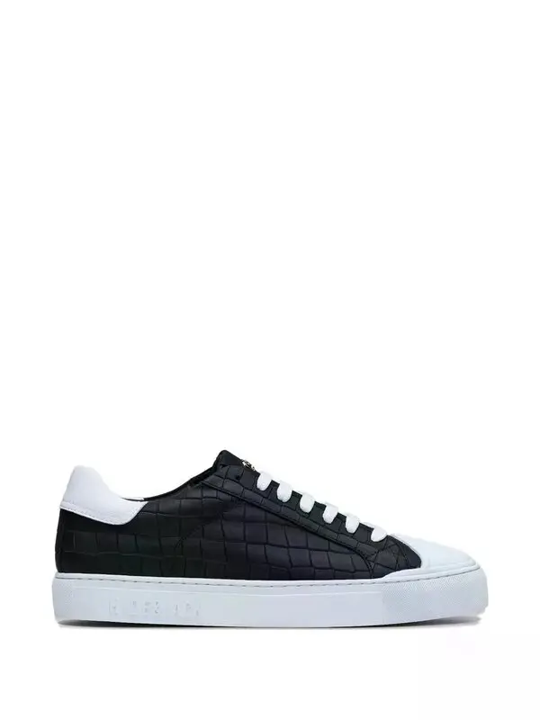 HIDE&JACK Essence Textured Lace-up Sneakers - Black