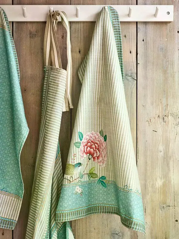 PIP STUDIO Blushing Birds Apron - Neutrals