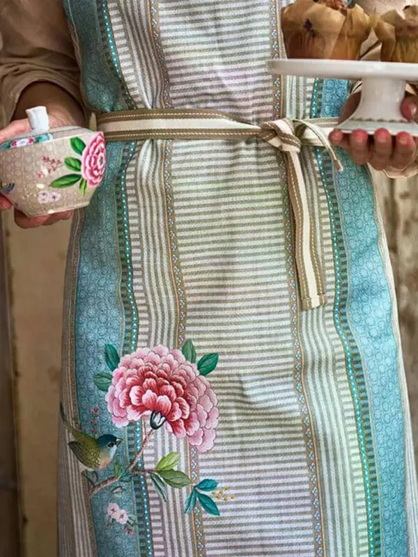 PIP STUDIO Blushing Birds Apron - Neutrals