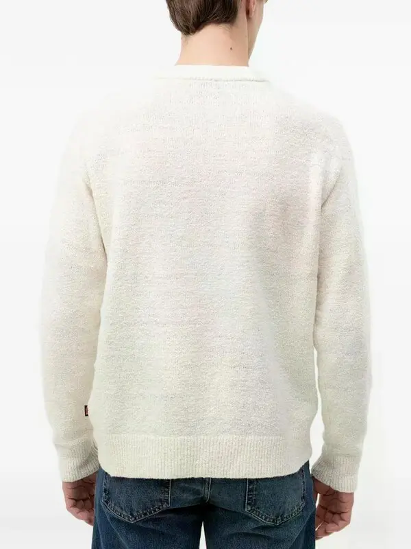 BOSS Intarsia-knit Graphic Sweater
