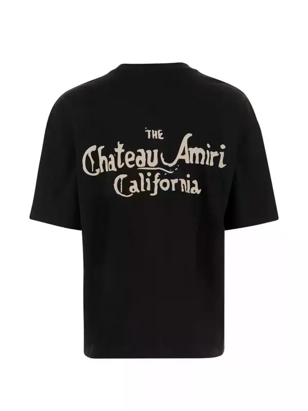 Amiri Logo-print T-shirt - Black