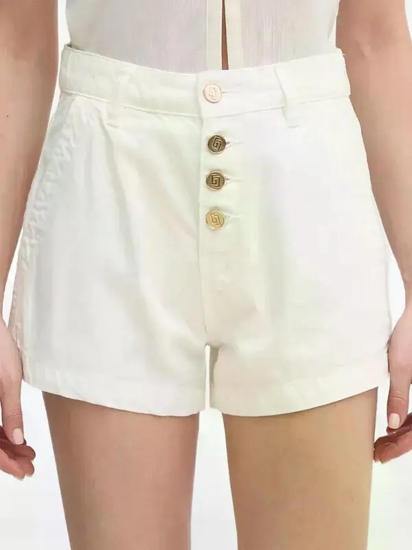 GAUDI Buttoned Shorts - White