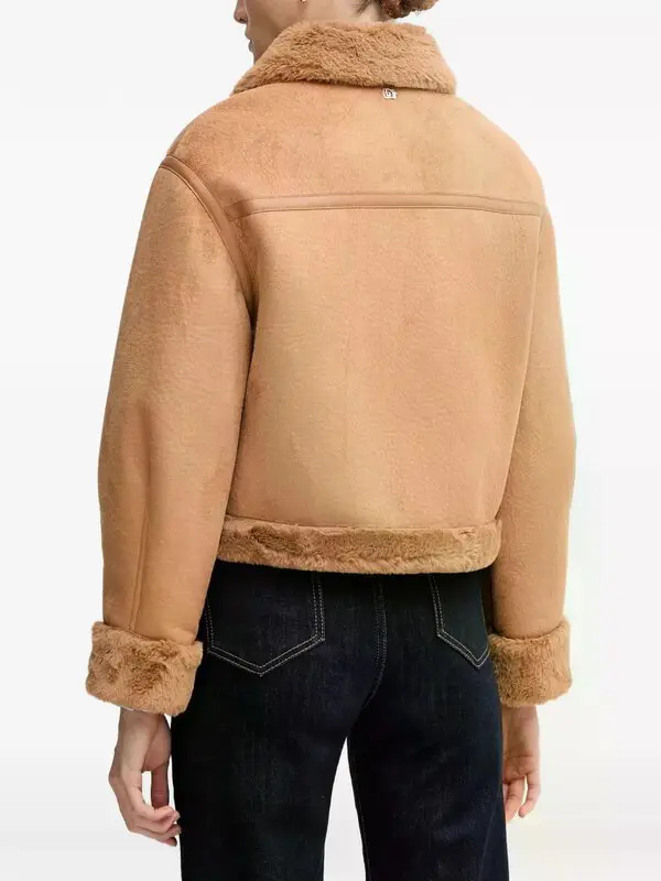 GAUDI Zip-fastening Faux-fur Trimmed Jacket