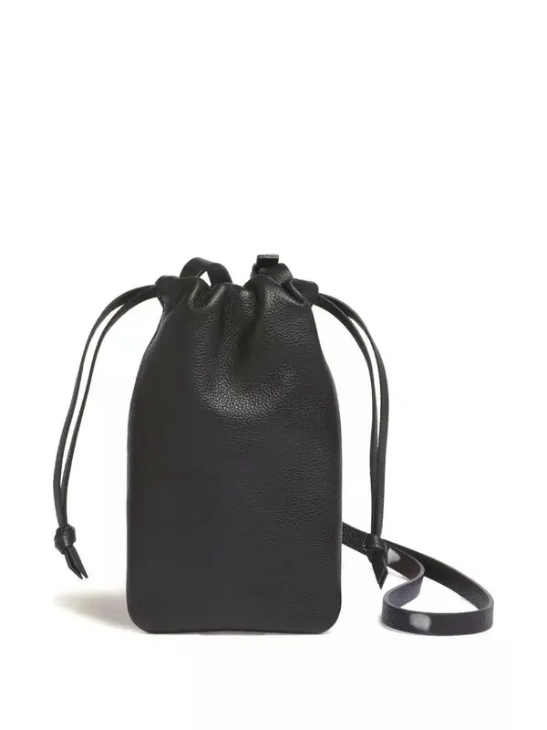Marni Embroidered-logo Phone Holder - Black