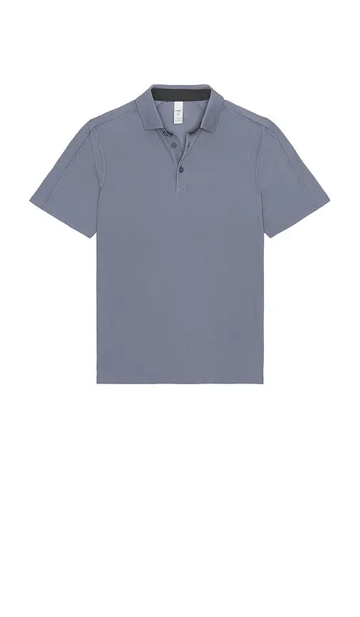 RHONE Regatta Pique Polo - Blue