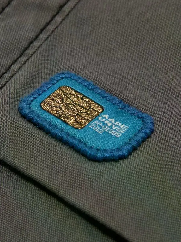 AAPE BY *A BATHING APE Logo-appliqué Trousers