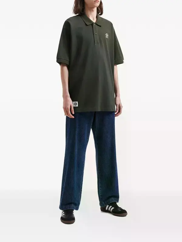 FINGERCROXX Logo-appliqué Polo Shirt