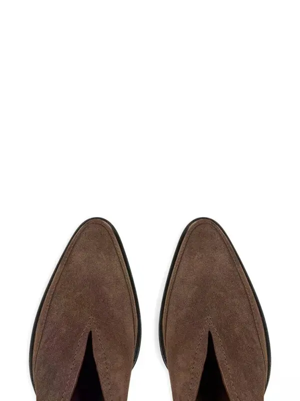 Etro 45mm Suede Mules With Texan Heel