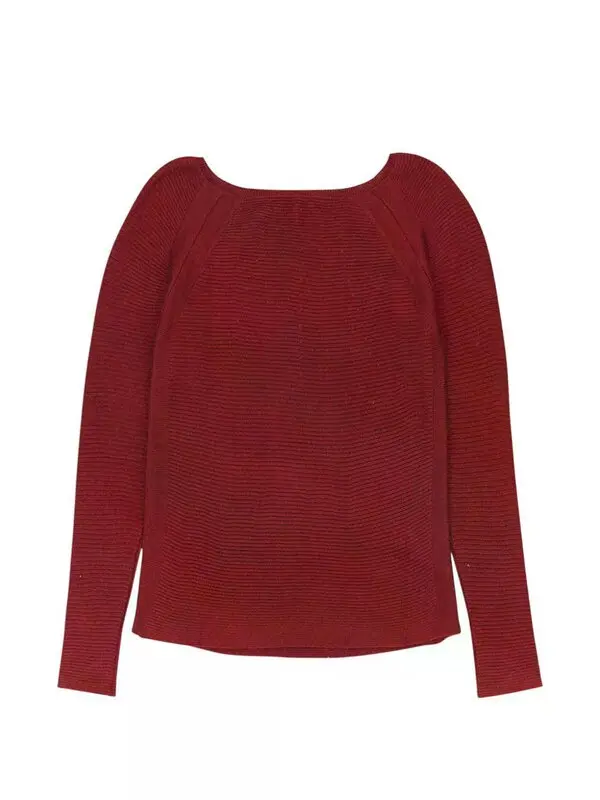 Loro Piana Ribbed Sweater - Red
