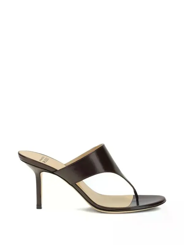 FRANCESCO RUSSO Stiletto Heel Sandals - Brown