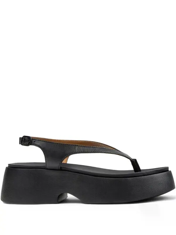 Camper Tasha Platform Sandals - Black