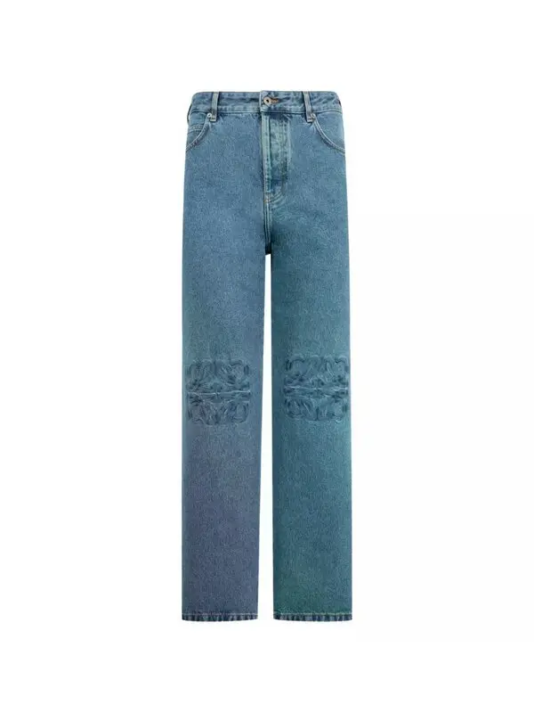 Loewe Anagram Embroidered Jeans