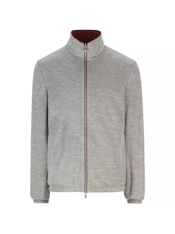 Brunello Cucinelli Logo-detail Jacket - Red