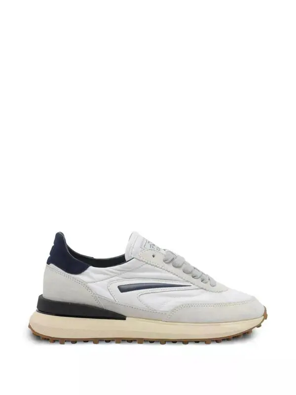 D.a.t.e. Athleta Lace-up Sneakers With Rubber Sole - Neutrals