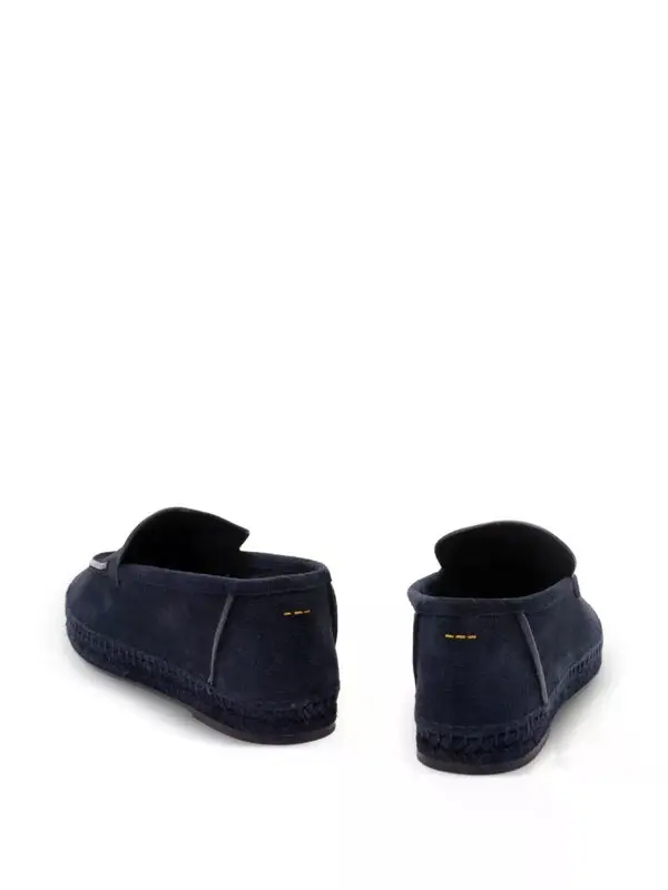 CastaÑer Suede Espadrilles With Braided Detail - Blue
