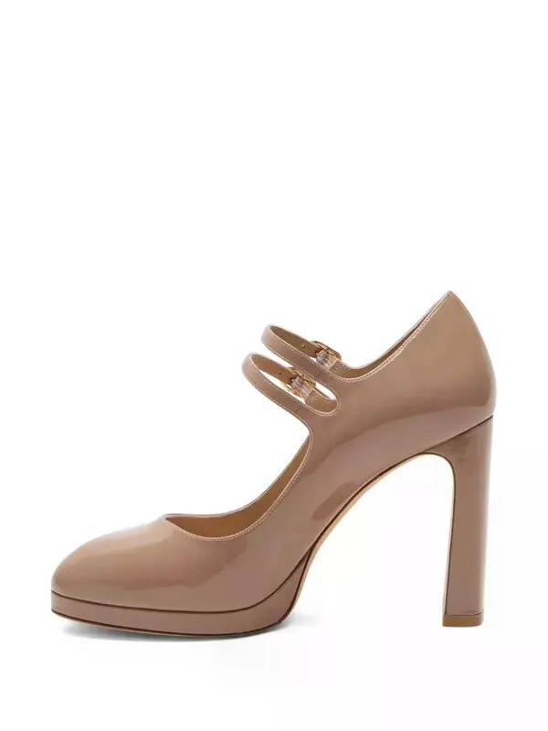 STUART WEITZMAN Babette Mary Jane Platform Block Heel Sandals