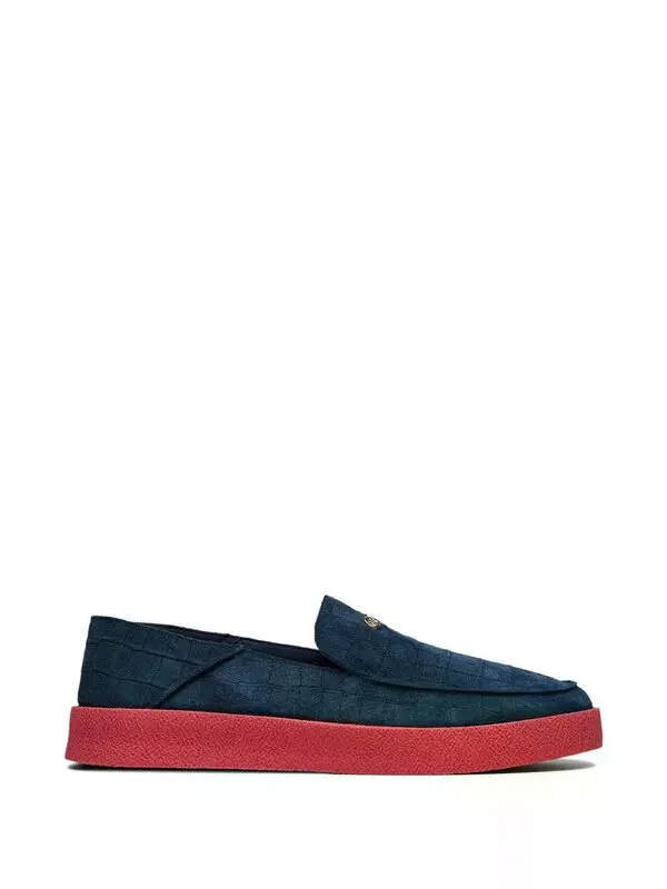 HIDE&JACK Crocodile Effect Slip-on Sneakers