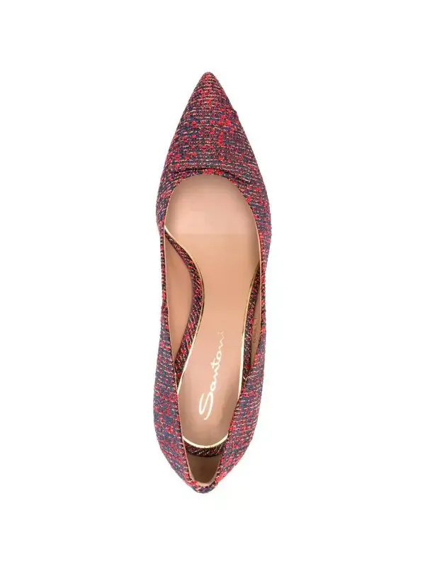 Santoni Pointed-toe Stiletto Heel Pumps