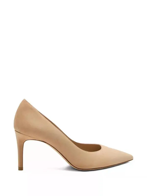 STUART WEITZMAN Power Pointed-toe Pumps In Suede