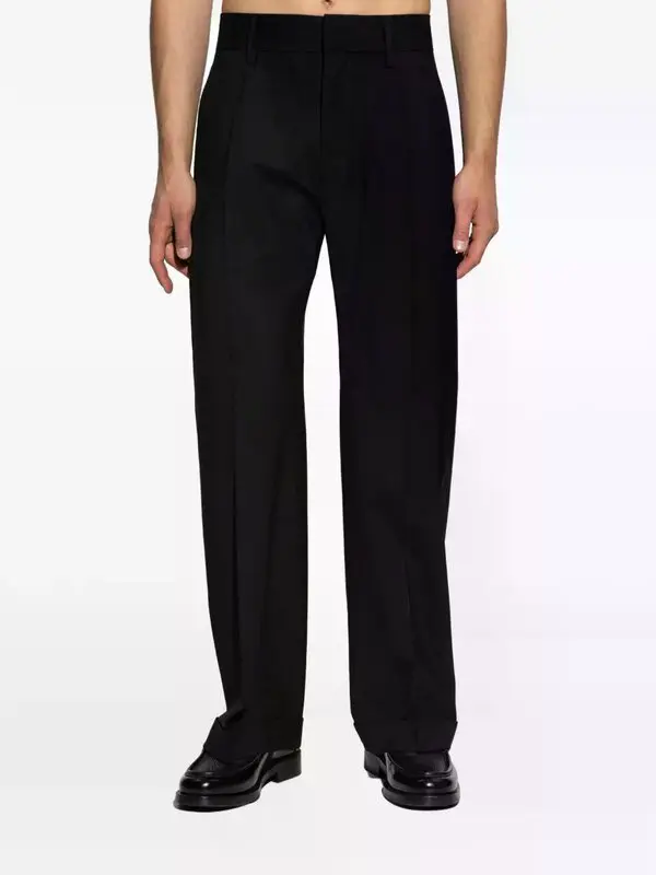 Dsquared2 Tailored Trousers With Cuffed Hem